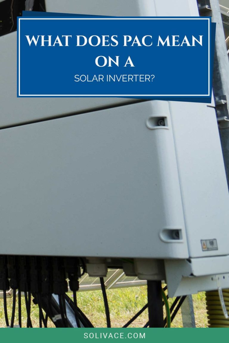 What Does PAC Mean On A Solar Inverter? - Solivace